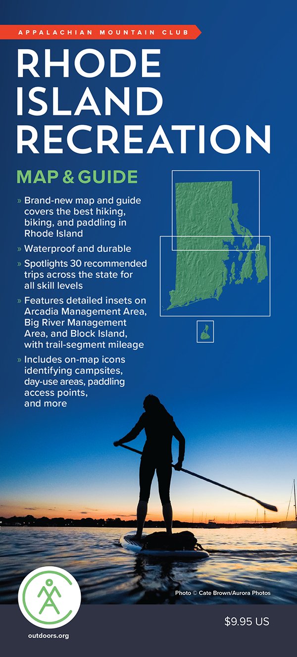 Rhode Island Recreation Map & Guide - Appalachian Mountain Club Store